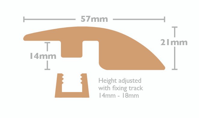 Solid Wood Ramp Profile - Bespoke Woodflooring
